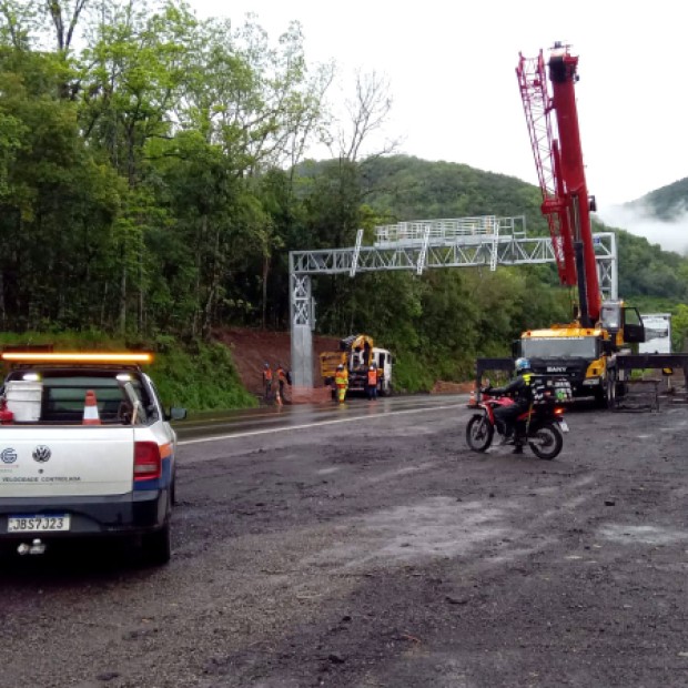 Inicia na próxima semana montagem do segundo pórtico de pedágio ...