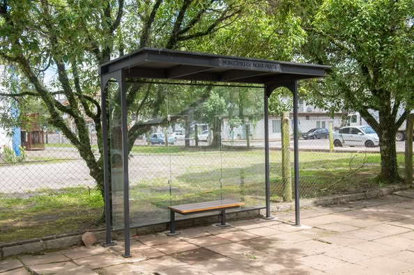 Paradas de ônibus são instaladas no perímetro urbano de Nova Prata ...