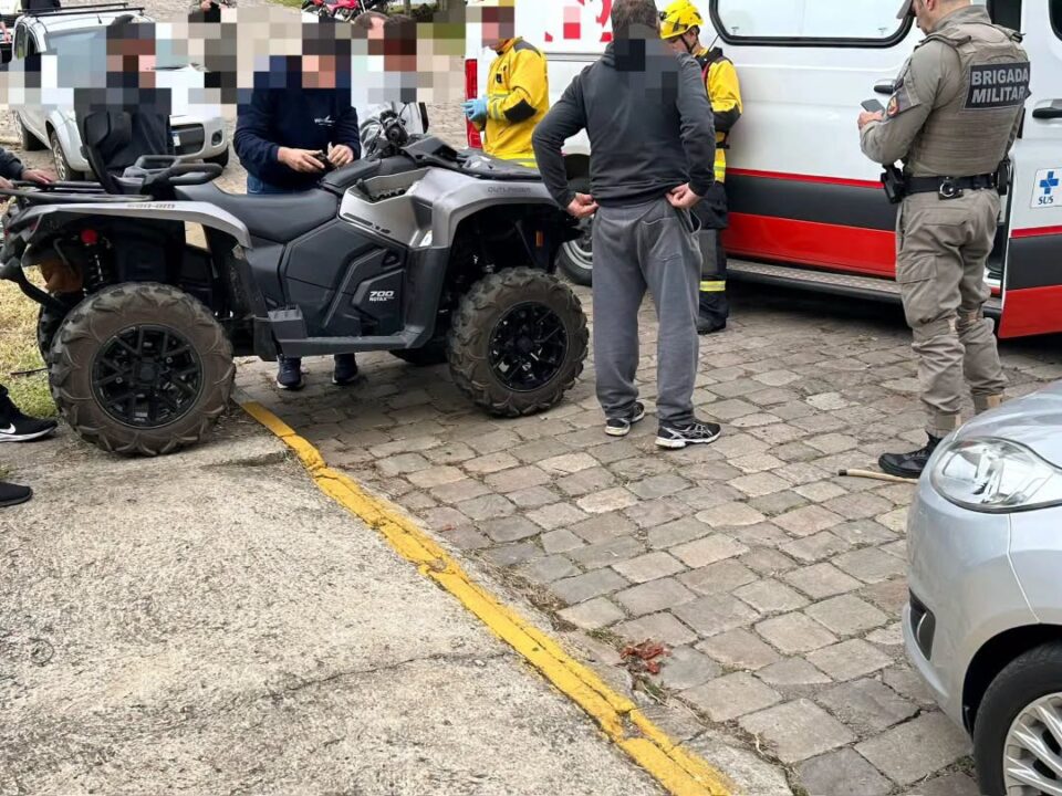 Duas pessoas ficam feridas após tombamento de quadriciclo em Carlos ...