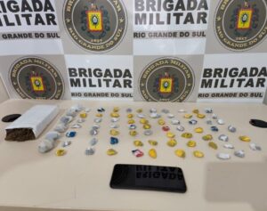 Brigada Militar prende homem com 75 porções de maconha em São Francisco ...